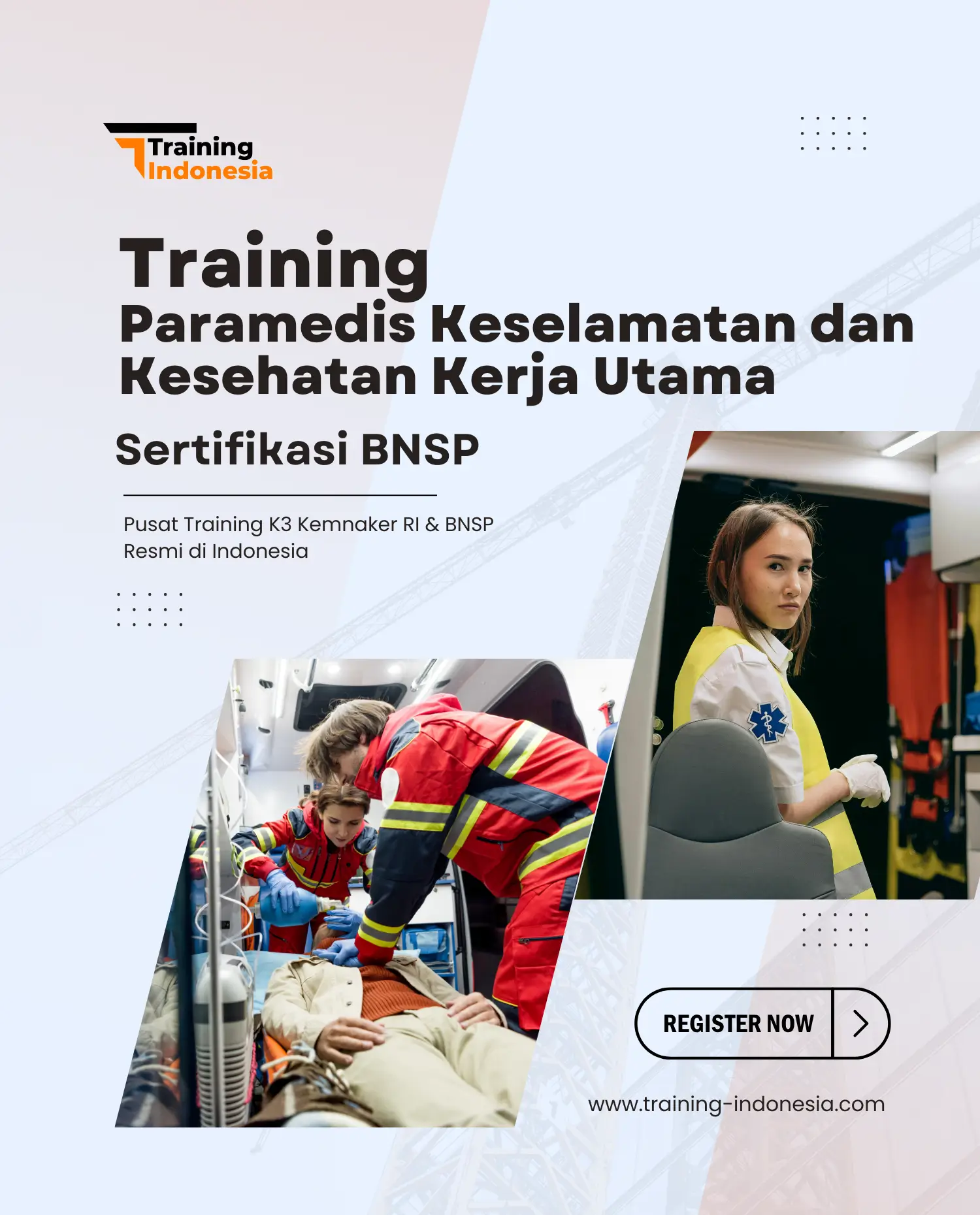 Training Paramedis K3 Utama Sertifikasi BNSP